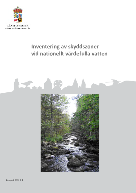 Inventering av skyddszoner vid nationellt värdefulla vatten ...