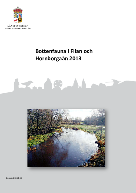 Bottenfauna i Flian och Hornborgaån 2013 | Länsstyrelsen Västra Götaland