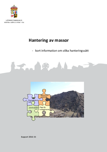 Hantering av massor- kort information om olika hanteringssätt ...