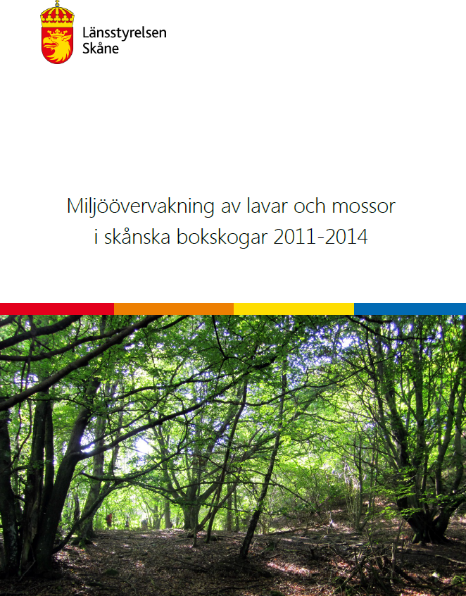Miljöövervakning av lavar och mossor i skånska bokskogar 2011-2014 ...