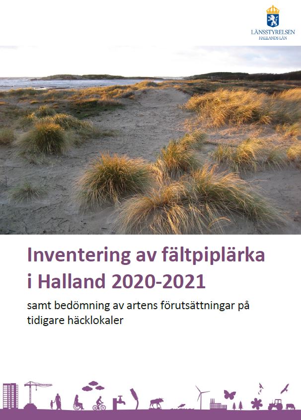 Inventering av fältpiplärka i Hallands län 2020-2021 | Länsstyrelsen ...