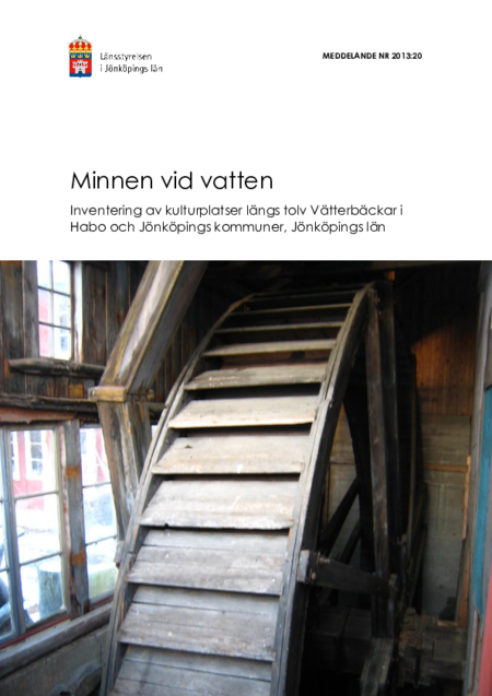 Minnen vid vatten - Inventering av kulturplatser längs tolv ...