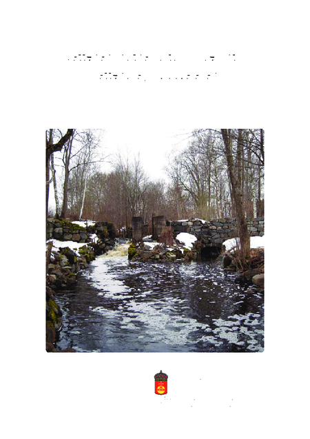 Vattenanknutna kulturmiljöer intill vattendrag i Uppsala län ...