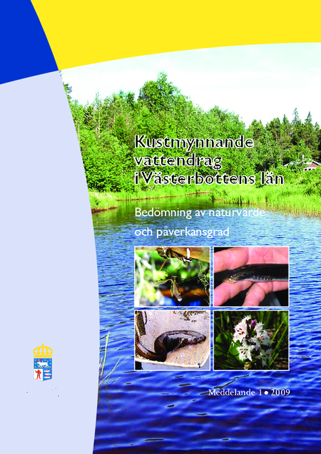 Kustmynnande vattendrag i Västerbottens län | Länsstyrelsen Västerbotten