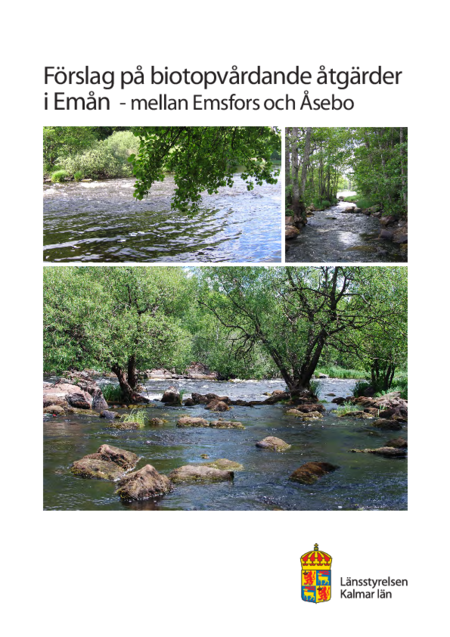 Förslag på biotopvårdande åtgärder i Emån - mellan Emsfors och Åsebo ...