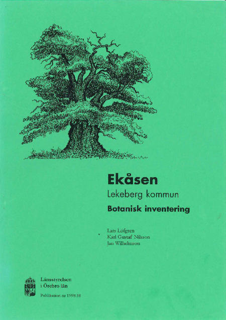 1998:38 Ekåsen - Botanisk inventering | Länsstyrelsen Örebro