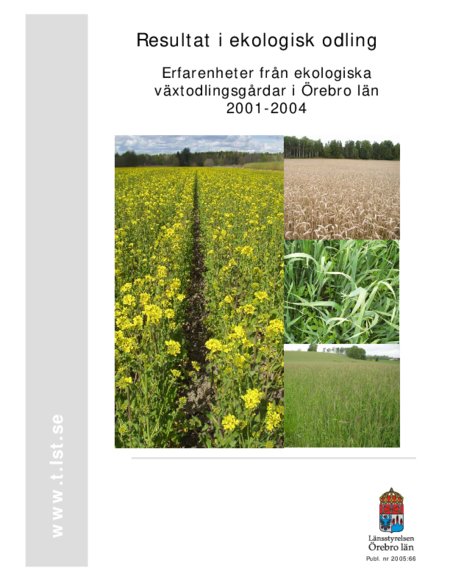 2005:66 Resultat i ekologisk odling - erfarenheter från ekologiska ...