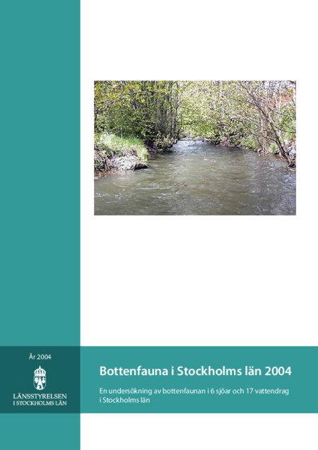 Bottenfauna i Stockholms län 2004 | Länsstyrelsen Stockholm