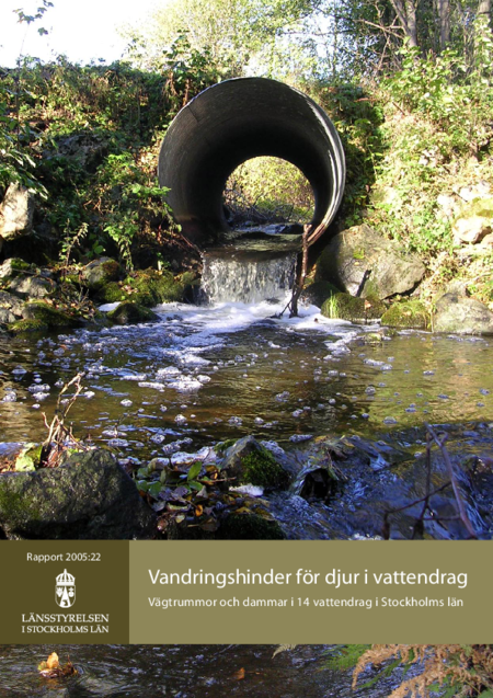 Vandringshinder för djur i vattendrag | Länsstyrelsen Stockholm